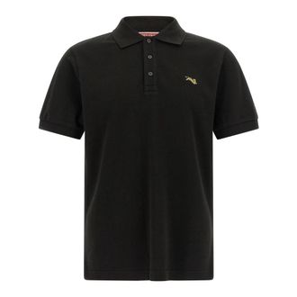 Kenzo Jumping Tiger Besticktes Slim Polo - - Tops - Herren - Schwarzk - XL