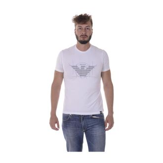 Armani Jeans 6Y6T126J0Azbianco - - Tops - Herren - Wei&szlig; - M