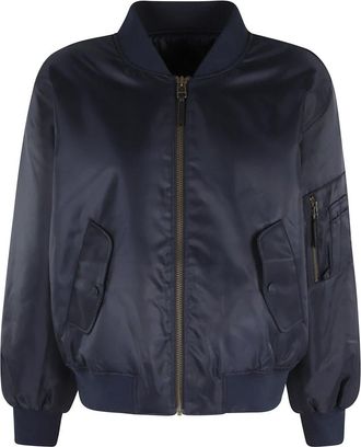 Anine Bing Femme, Vestes, Bleu, Taille: 36 FR Bomber Leon Jacket