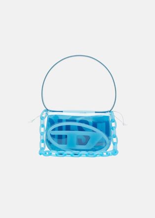 Diesel Sac 1DR bandouli&egrave;re transparent - bleu