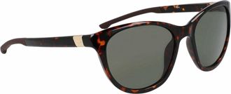 Nike City Hero Katzenauge-Sonnenbrille f&uuml;r Damen (Schildpatt/Gr&uuml;n)