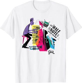 Pixar Disney and Pixars Soul Joe Gardner Half Note Jazz Club T-Shirt
