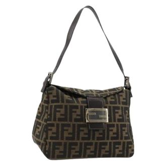 Fendi Pre-owned Vintage Zucca Schultertasche - - Pre-owned - Damen - Braun - ONE SIZE