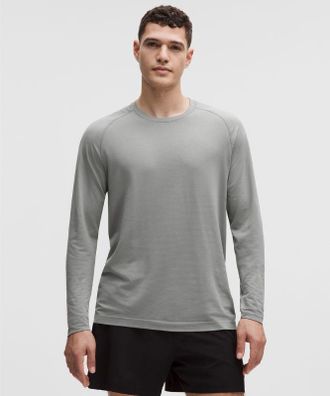 lululemon Haut manches longues Metal Vent Tech pour Hommes - Gris - Taille 2XL