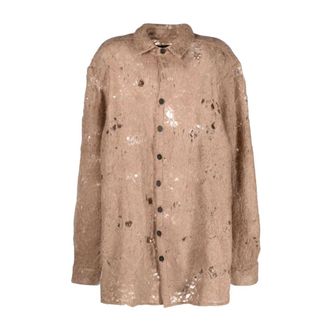 Vitelli Doomboh Oversized Shirt - - Blouses & Shirts - Damen - Beige - S