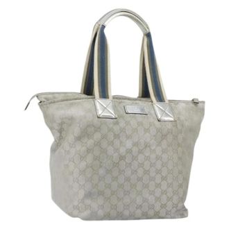 Gucci Sac cabas vintage Pre-owned - Femme - Pre-owned - Gris - Taille: ONE Size