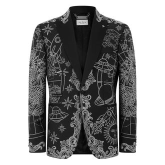 Philipp Plein Herren, Jacken, Schwarzk, 5XLGr&ouml;&szlig;e
