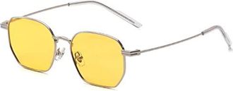 Generic Lunettes de soleil polarisées en métal tendance pour hommes et femmes, pare-soleil de vacances en plein air (couleur : D, taille : moyen) 2026