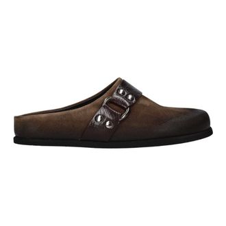 Premiata Montana Leather Clogs - Femme - Chaussures - Brun - Taille: 38 EU