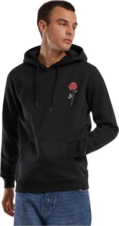 Mister Tee Herren Wild Rose Hoody Black, XL