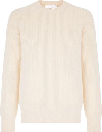 Amaranto Rippstrick-Pullover mit Rundhalsausschnitt - - Knitwear - Herren - Beige - L