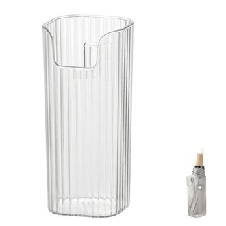 NUOBESTY Selbstklebender Wand Schirmst&auml;nder aus Bruchfestem Kunststoff Kompakte Regenschirmbox f&uuml;r Eingangsbereich Praktischer Haushalts Wandorganizer Wei&szlig; Sch