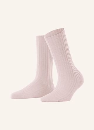 Falke Str&uuml;mpfe Cosy Wool Boot Mit Merinowolle pink