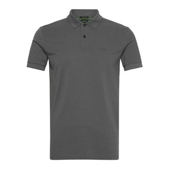 HUGO BOSS Homme, Tops, Gris, Taille: 3XL Polo en coton avec logo