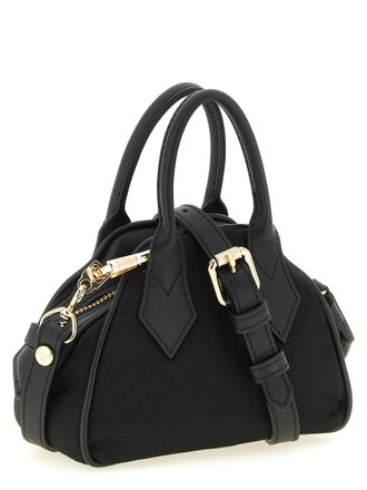 Vivienne Westwood Womens Yasmine Top Handle Bag Black Viscose