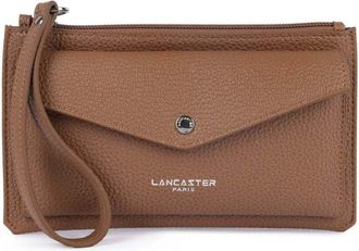 Lancaster Pochette Zipp&eacute; Maya Double KBA 117-011 Moka