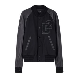 Dsquared2 Herren, Jacken, Schwarzk, SGr&ouml;&szlig;e