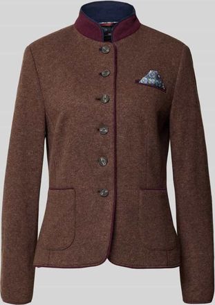 White Label Blazer aus Woll-Mix mit Einstecktuch