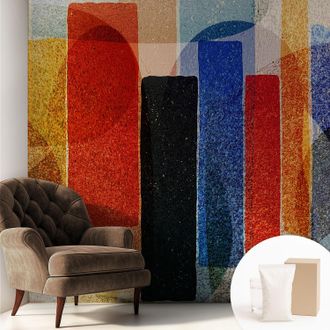 Tulup Carta Da Parati Non Tessuto - Di Alta Qualit&agrave; Per Il Soggiorno La Cucina - Tendenze Moderne - Vlies Ecologico Forme Geometriche 250x250 Cm