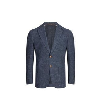 Windsor Blazer en coton m&eacute;lang&eacute;