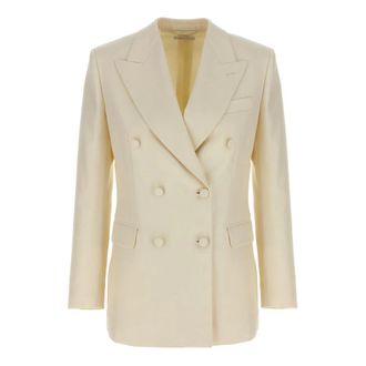 Brioni Flavia Blazer - - Jackets - Damen - Wei&szlig; - M