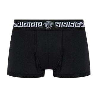 Versace Homme, Sous-v&ecirc;tements, Noir, Taille: XL Cotton-Jersey Briefs