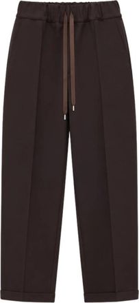 Liviana Conti Straight Hosen - - Trousers - Damen - Braun - XL