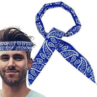 Generico &Eacute;charpe de refroidissement instantan&eacute;e - Crafera imbib&eacute;e autour du cou | Polyester Bandana Fast Cool Neck Wrap | Bandes de glace imprim&eacute;es, voile pour