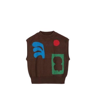 Bobo Choses Pull sans manches imprim&eacute; en coton