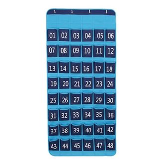 Generic Aufbewahrungstasche for Aufh&auml;ngen Von Telefonen an Der Wand, Nummerierte Handy-Taschendiagramme for Den Unterricht, Bequemer Zugriff und Einfache Verw