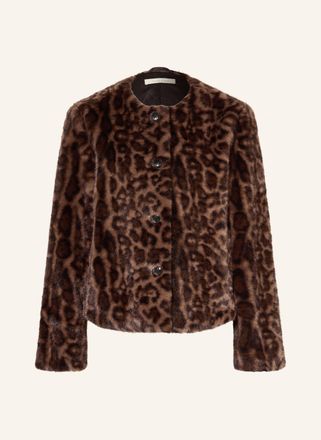 Lilienfels Lilienfels Kunstfell-Jacke Leo braun
