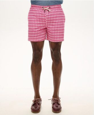 Superdry Shorts de bain recycl&eacute;s imprim&eacute;s de 15 pouces