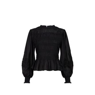 Louise Misha Chemise fronc&eacute;e manches longues