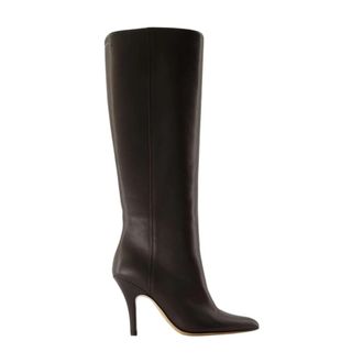 Maison Margiela Braune Lederstiefel- spitz zulaufend - - Shoes - Damen - Braun - 38 EU