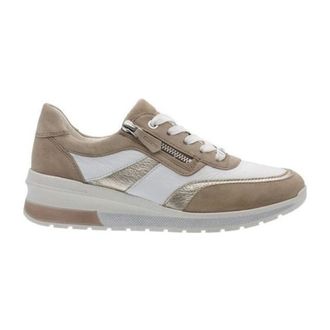 Ara Beige Wildleder Sneakers f&uuml;r Frauen - - Shoes - Damen - Beige - 38 1/2 EU