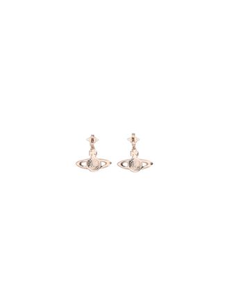 Vivienne Westwood Womens Balbina Earrings Platinum - Cream Pearl Brass