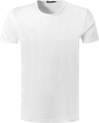Ermenegildo Zegna Herren T-Shirt weiß Reine Baumwolle unifarben