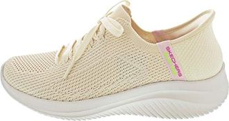 Skechers Femme Ultra Flex 3.0 Elevated Motion Chaussure de Piste dathlétisme, Beige, 39 EU