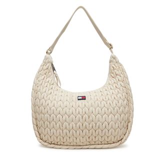 Tommy Jeans Handtasche Tommy Jeans Tjw Urban Large Quilted AW0AW17929 Beige