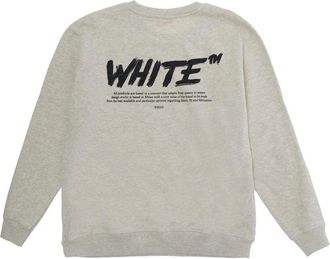 Off-white Sharedlogocrewneck Sweater - Gray