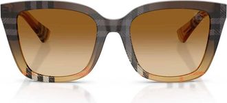 Burberry unisex, Accessoires, Beige, Taille: 52 MM Be4487 Square Lunettes de soleil