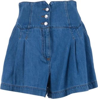 Ermanno Scervino Femme, Shorts, Bleu, Taille: 40 FR Jeans Corto