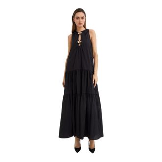Acler Schwarzes Maxikleid mit freien Schultern - - Dresses - Damen - Schwarzk - S