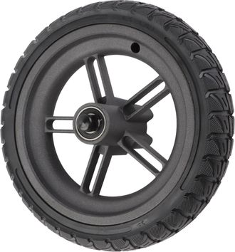 Walmeck 8,5 * 2 Vollreifen Hinten, rutschfeste Textur, Explosionssicher, Sto&szlig;d&auml;mpfend, Pannensicher, Radnabe aus Aluminiumlegierung mit Gummireifen (Typ 2)