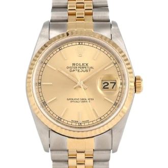 Rolex Datejust 16233 Pre-owned Acier Inoxydable x Or Jaune Automatique - Homme - Pre-owned - Jaune - Taille: ONE Size