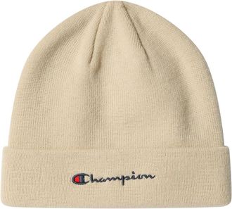 Champion Lifestyle Caps (806064) - Recycled Acrylic Knitted Yarn Embroidered Script Logo Mütze, Grau Silber (SVL), Einheitsgröße Unisex - Erwachsene FW24, Silb