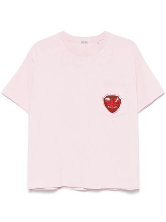 Bode t-shirt Crest - Rose