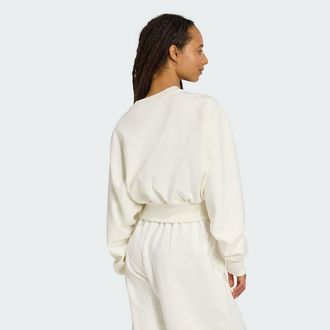 adidas Sweatshirt SOFT LUX SWEATSHIRT, LOCKER GESCHNITTEN (1-tlg)