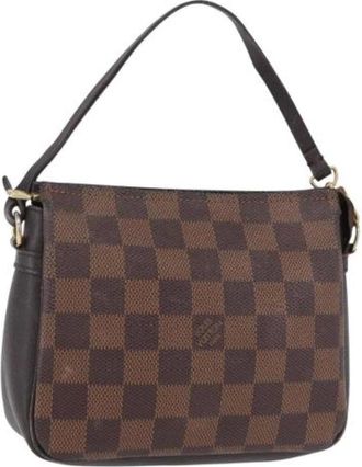 Louis Vuitton Pre-owned Damier Ebene Pouch - Femme - Pre-owned - Brun - Taille: ONE Size