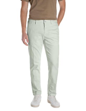Replay Herren Benni Hyperchino Color Xlite Jeans, 005 Light Mint, 34W x 32L